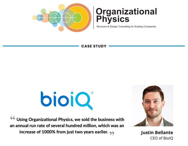 Real World Results - Organizational Physics by Lex Sisney