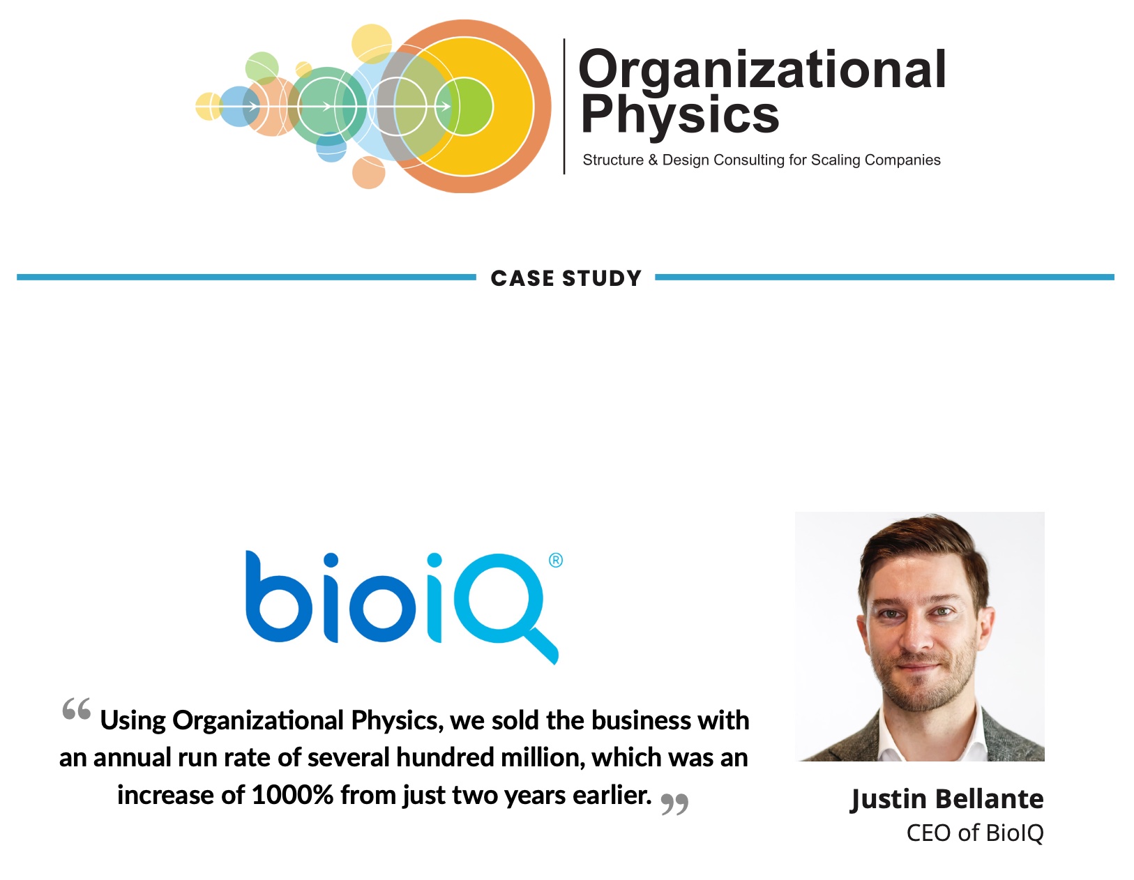 Real World Results - Organizational Physics by Lex Sisney