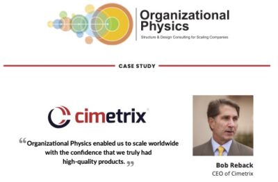 Real World Results - Organizational Physics by Lex Sisney