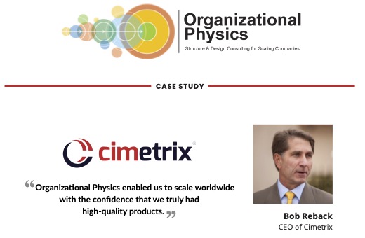 Real World Results - Organizational Physics by Lex Sisney