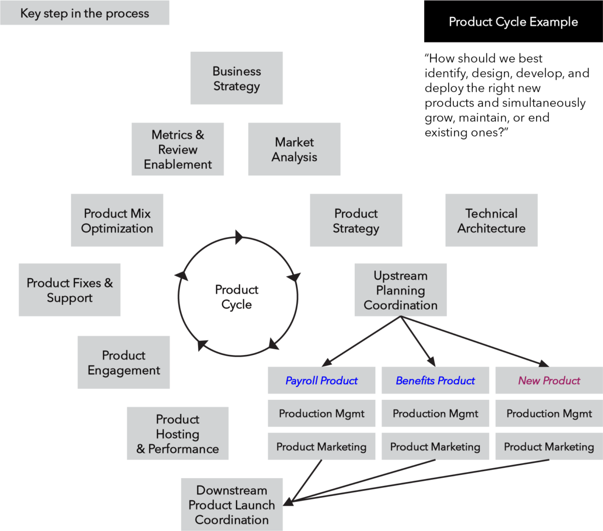 Key Process Cycles - Organizational Physics by Lex Sisney