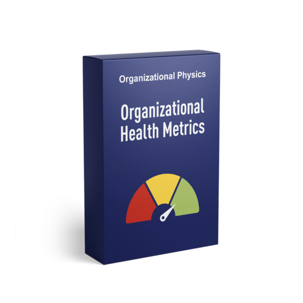 Organizational Health Metrics - Organizational Physics by Lex Sisney