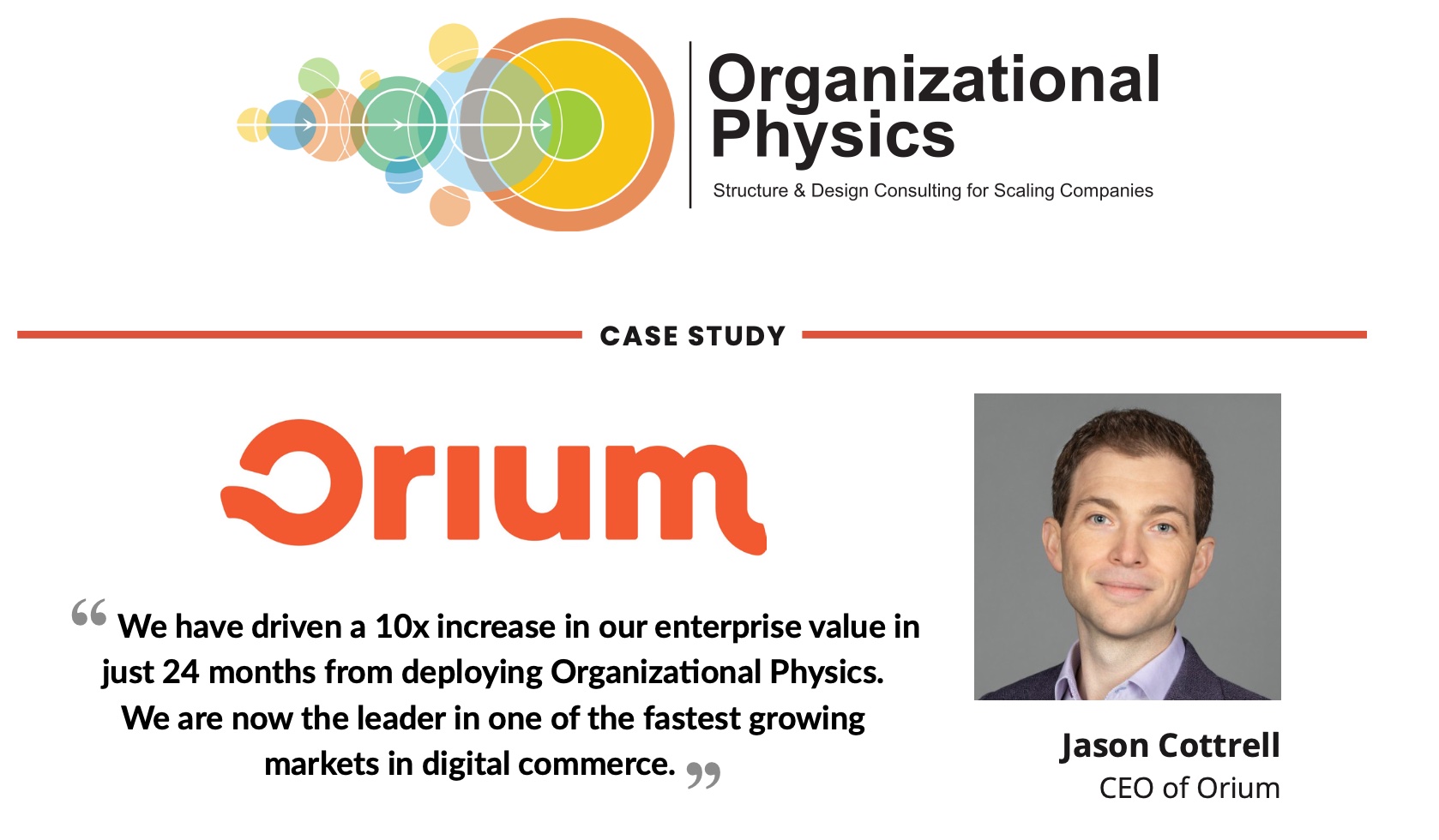 Real World Results - Organizational Physics by Lex Sisney